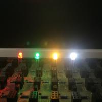 China 3mm Cylindrical With Flange Ultra Red LED led light components for sale