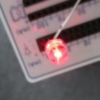 China 5mm Cylindrical Lens 50Deg 100mA 25mW Light Emitting Diode for sale
