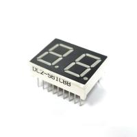 China GaP Chip 2 Digit 7 Segment Display Super Bright 640 nm Peak Emission Wavelength for sale