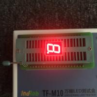 China 0.39'' 7 Segment LED Displays Single Digit Peak Emission Wavelength 660nm Super Bright Red for sale