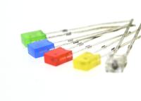 China 2×3×4 mm or 2×5×7mm Square Rectangular Without Flange Type Red Lamp LED Diode Lights, signal indicator for sale