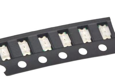 China Automotive Backlighting SMD Led 1206 Blue 1.10mm Height 350Mcd Luminous Flux for sale