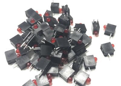 China 3.0 mm High Yellow Green Light Emitting Diodes / Red Light Emitting Diode Housing LED for sale