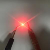 China Water Clear Subminiature Axial Hyper Red brightest led chip 1.80mm Round for sale