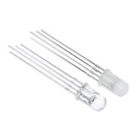 China 590nm Water clear round/ RGB LED Emitting Diodes full color Dip 5 mm for sale