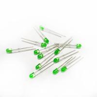 China GaAlAs 575nm LED Light Indicator Diffused ISO9001 LED Light Emitting Diode for sale