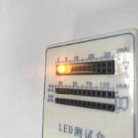 China Diameter 3mm Height 4.1mm Indicator LED 200mcd 595nm Without Flange for sale