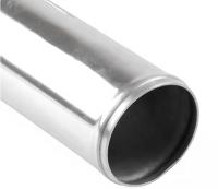China Polished and End Reaming Processing Technic 90 Degree Universal Aluminum Bend Elbow Exhaust Pipe with Clamp Connection for sale
