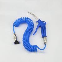 China Customized Support 5m Recoil Hose Pipe Air Duster Blow Gun Average Air Consumption for Car Truck Lorry Dust Blower Cleaning for sale