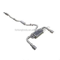 China Universal Fitment Glossy Stainless Steel Modified Exhaust Pipe for Mitsubishi Lancer and Valve Control for sale