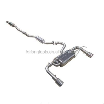 China Universal Fitment Glossy Stainless Steel Modified Exhaust Pipe for Mitsubishi Lancer and Valve Control for sale