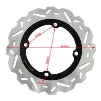 China Rear Position 240mm Fixed Disc Brake Rotor for Honda Racing Bike CB F 500 CB X 500 CBR R 500 Smooth and Quiet Braking for sale