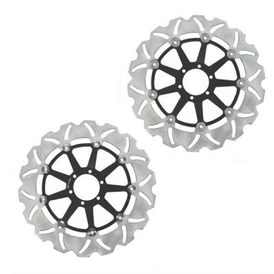 China 320mm OD Front Left Right APRILIA FLOATING BRAKE DISC ROTORA F1 FUTURA 125 MX 125 RS 125 with 4.5mm Thickness for sale