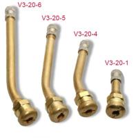 China Universal Brass Tubeless Tire Valve with Extension Wheel Tyre V3-20-1 V3-20-6 V3-20-4 V3-20-5 Standard OE NO. and Universal for sale