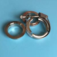 China Sprint Car Universal Engines 2.5 Inch Stainless Steel Quick Release Vband Clamp with Two Flanges Range from 1.25 Inch to 6.00 Inch for sale