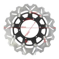 China 105mm ID 300MM Stainless Steel Motorcycle Floating Brake Disc for BMW F 650 F 650 CS F 650 GS 4.5mm Thickness and Braking for sale