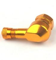 China 40mm Length Universal Car Fitment Motorcycle Tyre Valve Cap with Aluminum Body and Long-Lasting Brass Core for sale