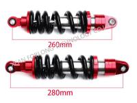 China Aluminum Alloy Universal Motorcycle Rear Shock Absorber 260mm Center Distance Suitable for All Types of Riders for sale