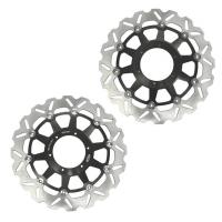 China 6 Mounting Hole 330MM Stainless Steel Motorcycle Floating Brake Disc Rotor for Honda CBR929 RR CBR954 RR and Performance for sale