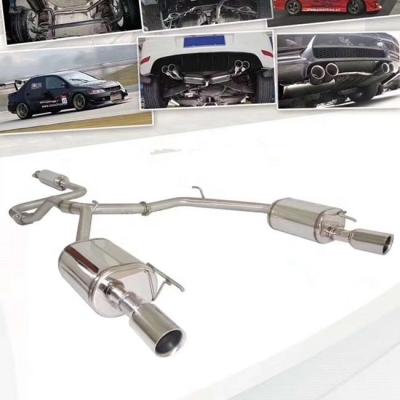 China Stainless Steel 304 Universal Car Fitment Chevrolet Cruze Middle and Tail Part Exhaust System with Valve Control for sale