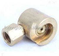 China Zinc Alloy Brass Flat Grease Nipple Grease Gun Refueling Pipe Fittings with Customized Support and Button Connection for sale