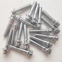 China Universal Compatibility M7x32 Steel Chrome Plated 12 Point Wheel Bolt with Universal Fitment and Durable Chrome Coating for sale