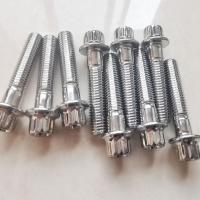 China Universal Compatibility M7x32 Steel Chrome Plated 12 Point Wheel Bolt with Universal Fitment and Durable Chrome Coating for sale