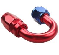 China Universal Car Fitment Performance Aluminum AN4 AN6 AN8 AN10 Swivel Fittings with 45 Degree Angle Connections for sale