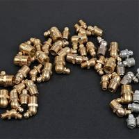 China High Temperature Resistant Brass M8 M10 M6 5/16-24 1/4-19 1/4-28 Grease Zerk Nipple Fitting for Industrial Applications for sale