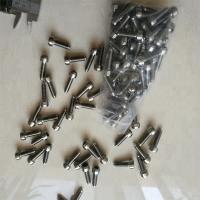 China Easy-to-Install and Durable M7 * 24mm Titanium Split Rim Bolts for BBS DIN Standard Natural Finish for sale