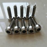 China Easy-to-Install and Durable M7 * 24mm Titanium Split Rim Bolts for BBS DIN Standard Natural Finish for sale