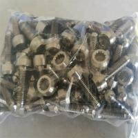 China Easy-to-Install and Durable M7 * 24mm Titanium Split Rim Bolts for BBS DIN Standard Natural Finish for sale
