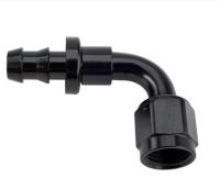 China Customized Support Round Head Code Black Aluminum Push-On Hose End Fitting Kit AN6 9PCS Female Connection and Durable for sale