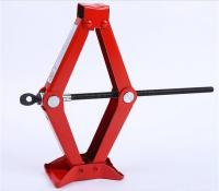 China Red 1.5 Ton Scissor Jack for Car Repair Max Height 385mm Minimum Height 105mm Support Manual Mechanical Jack Auto Repair Tool for sale