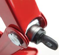 China Red 1.5 Ton Scissor Jack for Car Repair Max Height 385mm Minimum Height 105mm Support Manual Mechanical Jack Auto Repair Tool for sale