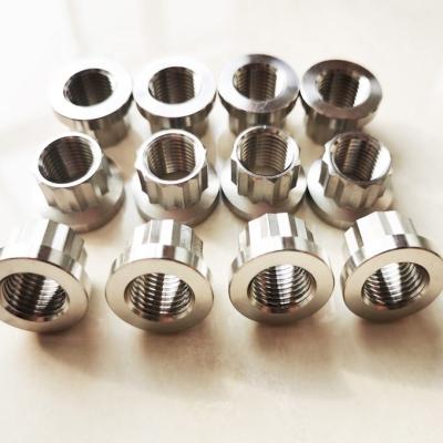 China Effortless Installation DIN Standard 7/16 Inch UNF 20 Thread 12 Point Titanium Nuts for Heavy Duty Equipment for sale
