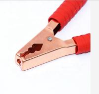 China 200A Safety Heavy Duty Brass Battery Alligator Clamps Universal PVC Insulator Strong Alligator Clips for Car for sale