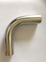 China Welding Connection 25mm*1.5mm 90 Degree Elbow Exhaust Pipe made of Stainless Steel 304 Material for Industrial for sale