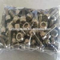 China DIN Standard M7 x 24mm 6AL-4V Titanium Alloy Bolt for BBS Split Rim Wheels Best Performance Material for sale