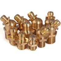 China Universal Car Fitment Straight Brass Hydraulic Grease Nipple M6 M8 M10 for Heavy Duty Drive Excavator Truck OE NO. Standard for sale