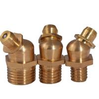 China Universal Car Fitment Straight Brass Hydraulic Grease Nipple M6 M8 M10 for Heavy Duty Drive Excavator Truck OE NO. Standard for sale
