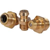 China Universal Car Fitment Straight Brass Hydraulic Grease Nipple M6 M8 M10 for Heavy Duty Drive Excavator Truck OE NO. Standard for sale