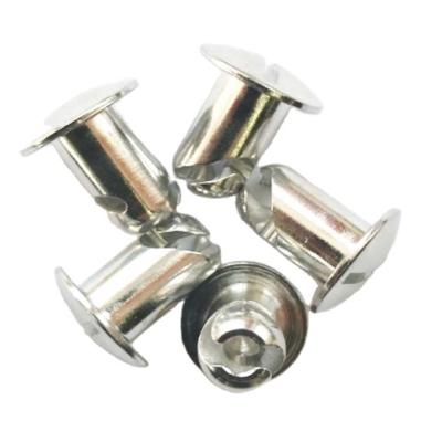 China Universal Sprint Car Quarter Turn Silver Dzus 7/16*.500 Slotted Head with Spring 1 3/8