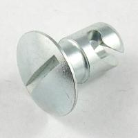 China Universal Sprint Car Quarter Turn Silver Dzus 7/16*.500 Slotted Head with Spring 1 3/8