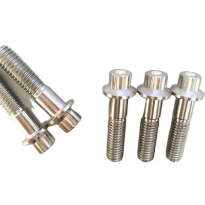 China 1.25 Pitch Flanged M8 Nuts in 6AL4V Grade Titanium for DIN Standard Mechanical Applications for sale