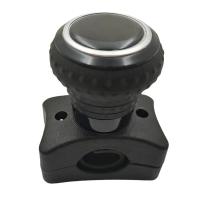 China Black Universal Fitment Car Steering Wheel Booster Spinner Knob 360 Degree Grip Ball Turning Hand Control for Smooth Operation for sale