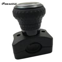 China Black Universal Fitment Car Steering Wheel Booster Spinner Knob 360 Degree Grip Ball Turning Hand Control for Smooth Operation for sale