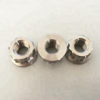 China 1.25 Pitch Flanged M8 Nuts in 6AL4V Grade Titanium for DIN Standard Mechanical Applications for sale