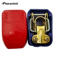 China Clamping Down Copper-Zin Plated Battery Switch Terminal 4-6 AWG Gauge Input for Car Boat Steel and Brasses for sale