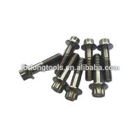 China Universal Year 2021 M8X32mm Colorful Titanium 12 Point Flanged Head Bolts for Superior Performance for sale